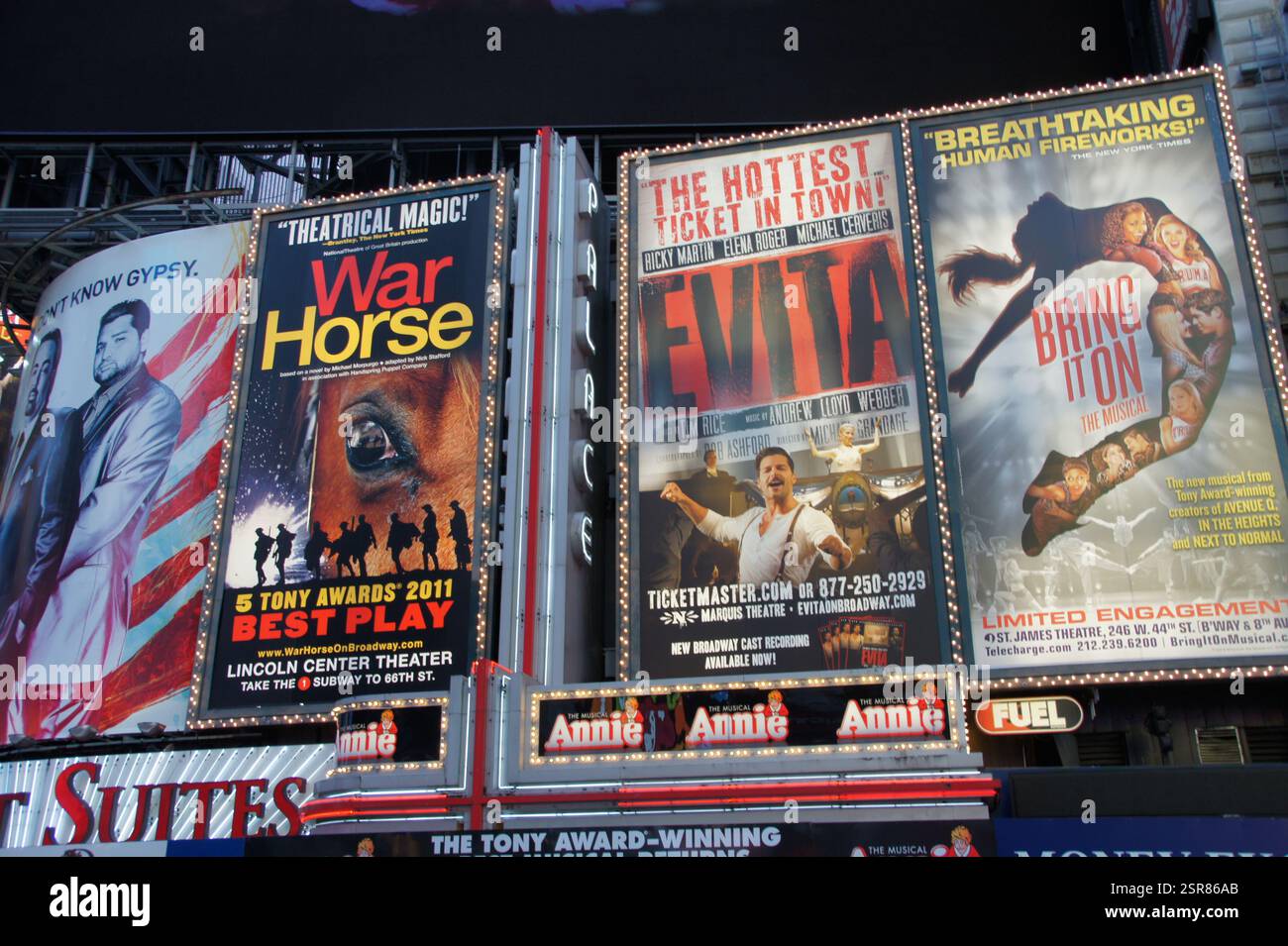 Manhattan's marquees boast a chorus. Stars like Ricky Martin, Elena ...