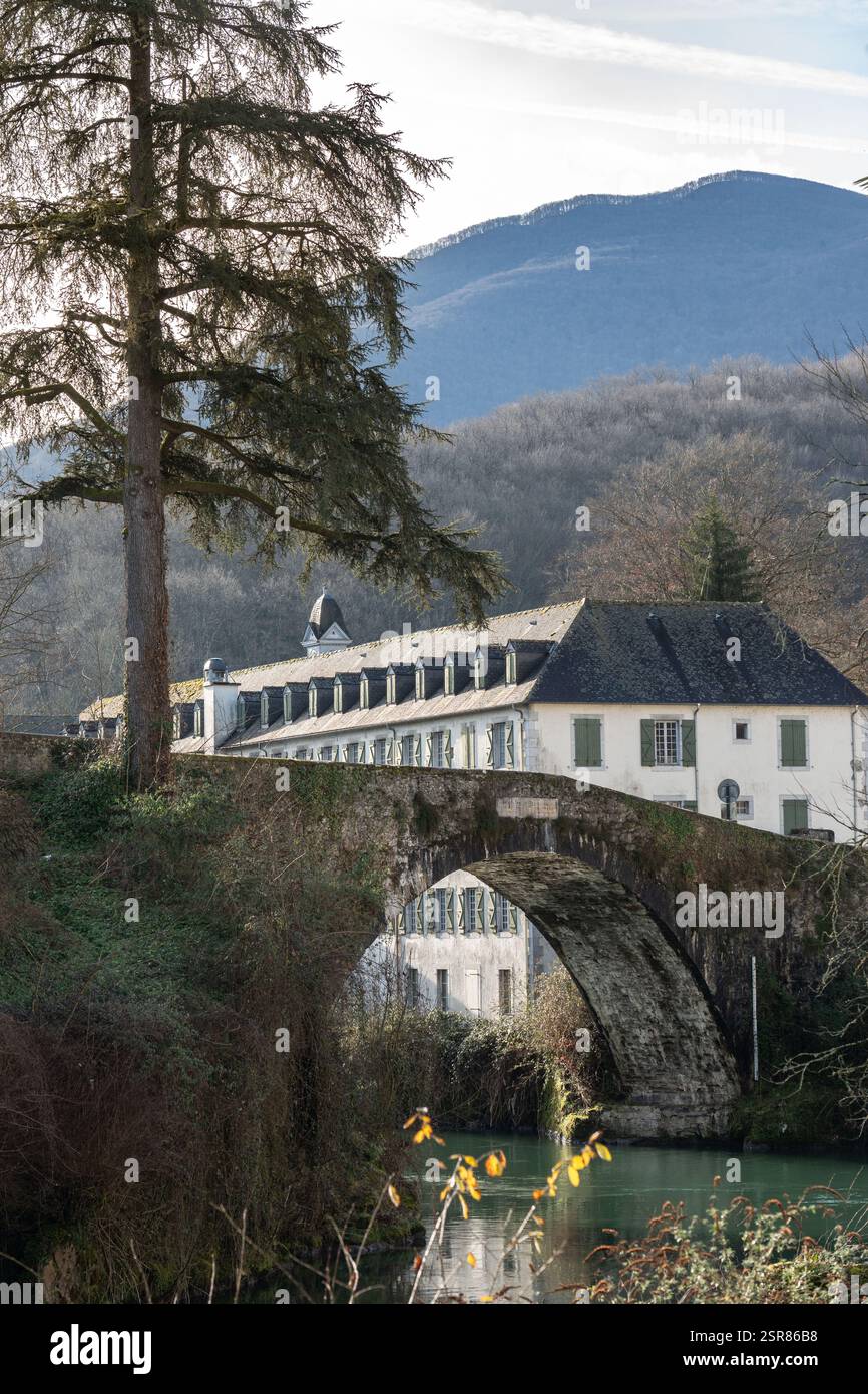 France, Pyrénées Atlantique, Février 2025, Vue du collège Le Beau ...