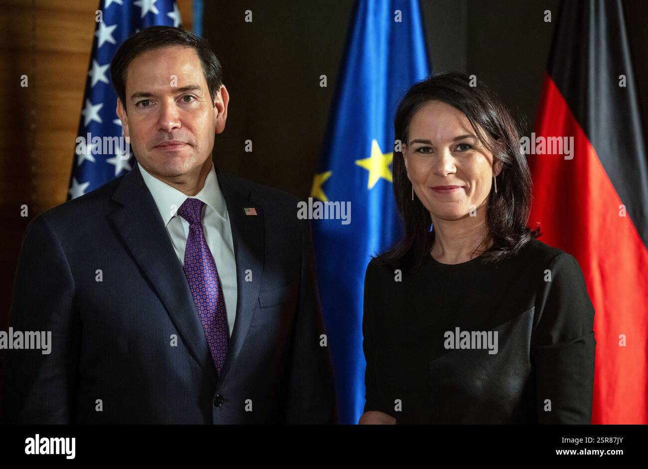 Munich, Germany. 15th Feb, 2025. Annalena Baerbock (Alliance 90/The ...