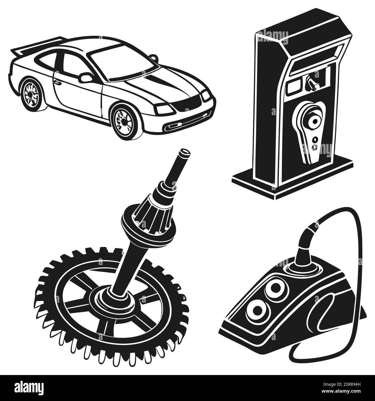 Drivetrain illustration Stock Vector Images - Alamy