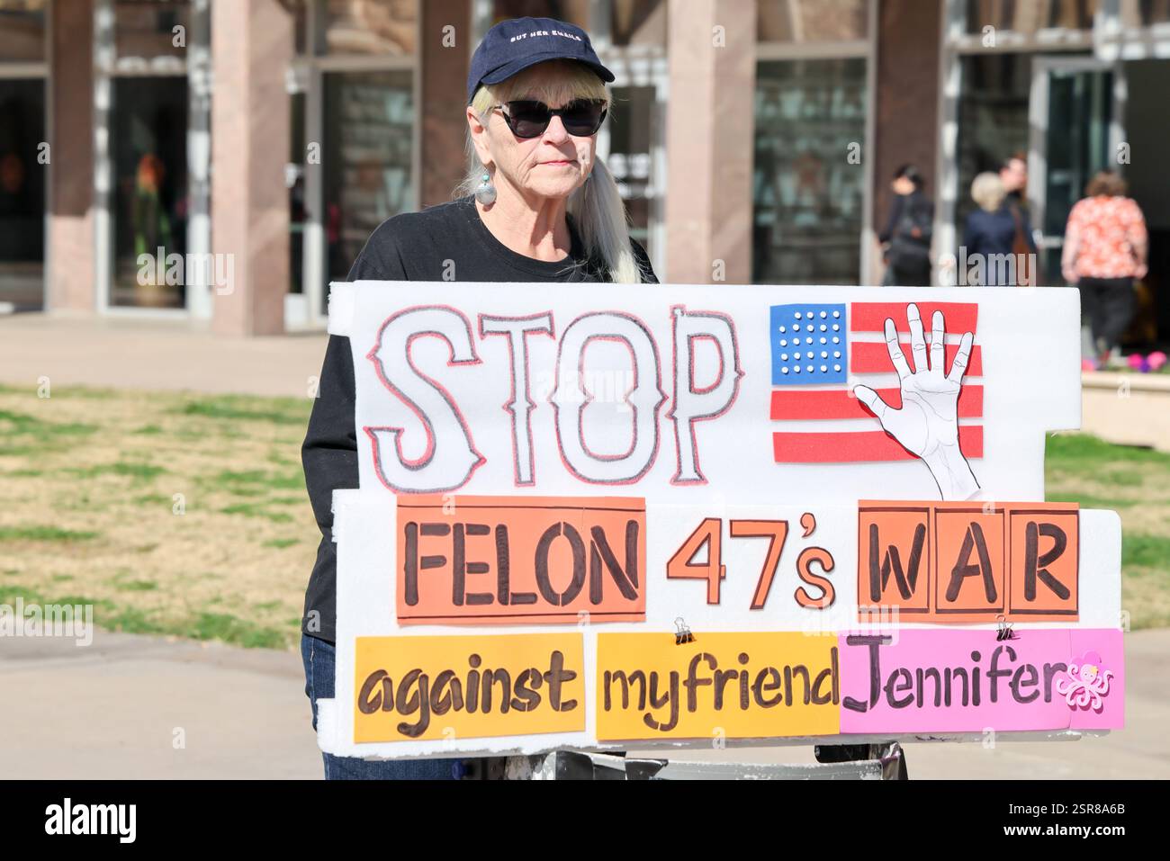 Hundreds of people gathered for the National 50501 Movement protest and ...
