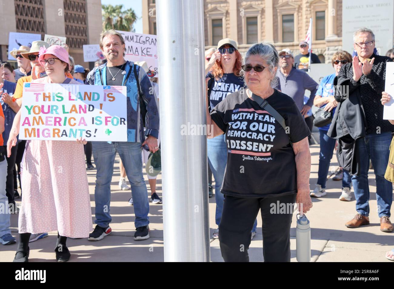 Hundreds of people gathered for the National 50501 Movement protest and ...