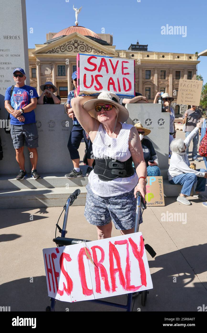 Hundreds of people gathered for the National 50501 Movement protest and ...