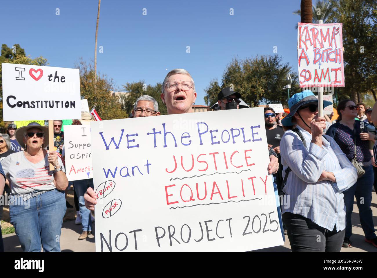 Hundreds of people gathered for the National 50501 Movement protest and ...