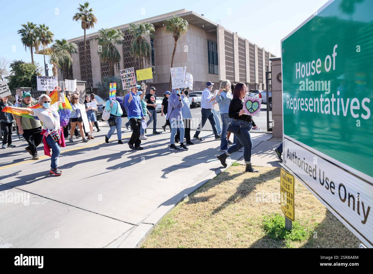 Hundreds of people gathered for the National 50501 Movement protest and ...
