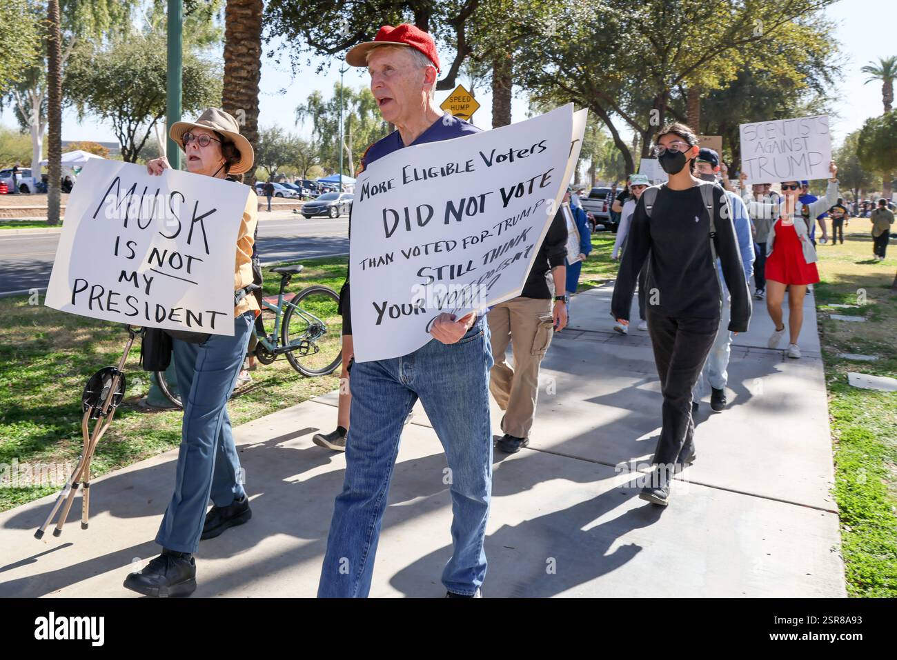 Hundreds of people gathered for the National 50501 Movement protest and ...