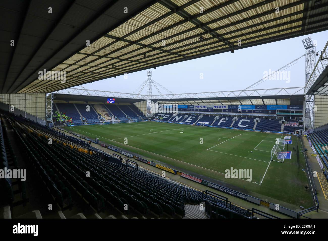 Preston, UK. 15th Feb, 2025. A general view of the Deepdale stadium ...