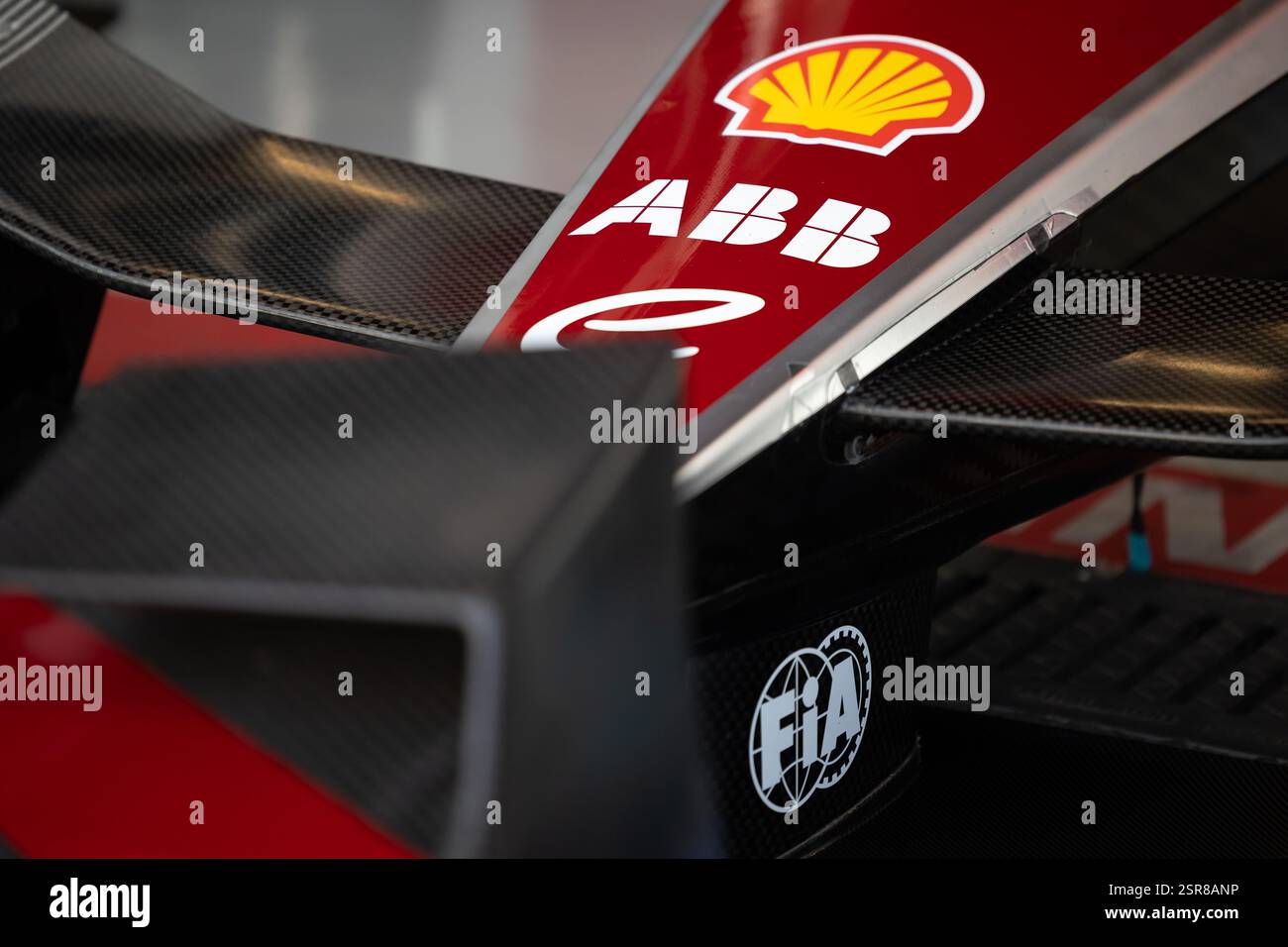 ABB branding, 21 DE VRIES Nyck (nld), Mahindra Racing, Mahindra M11 Electro during the Jeddah ...