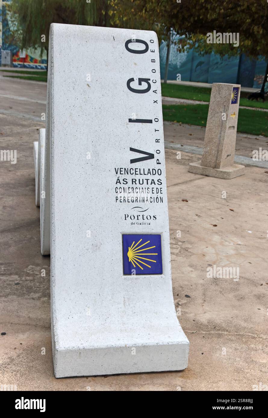 Vigo city sign Stock Photo - Alamy