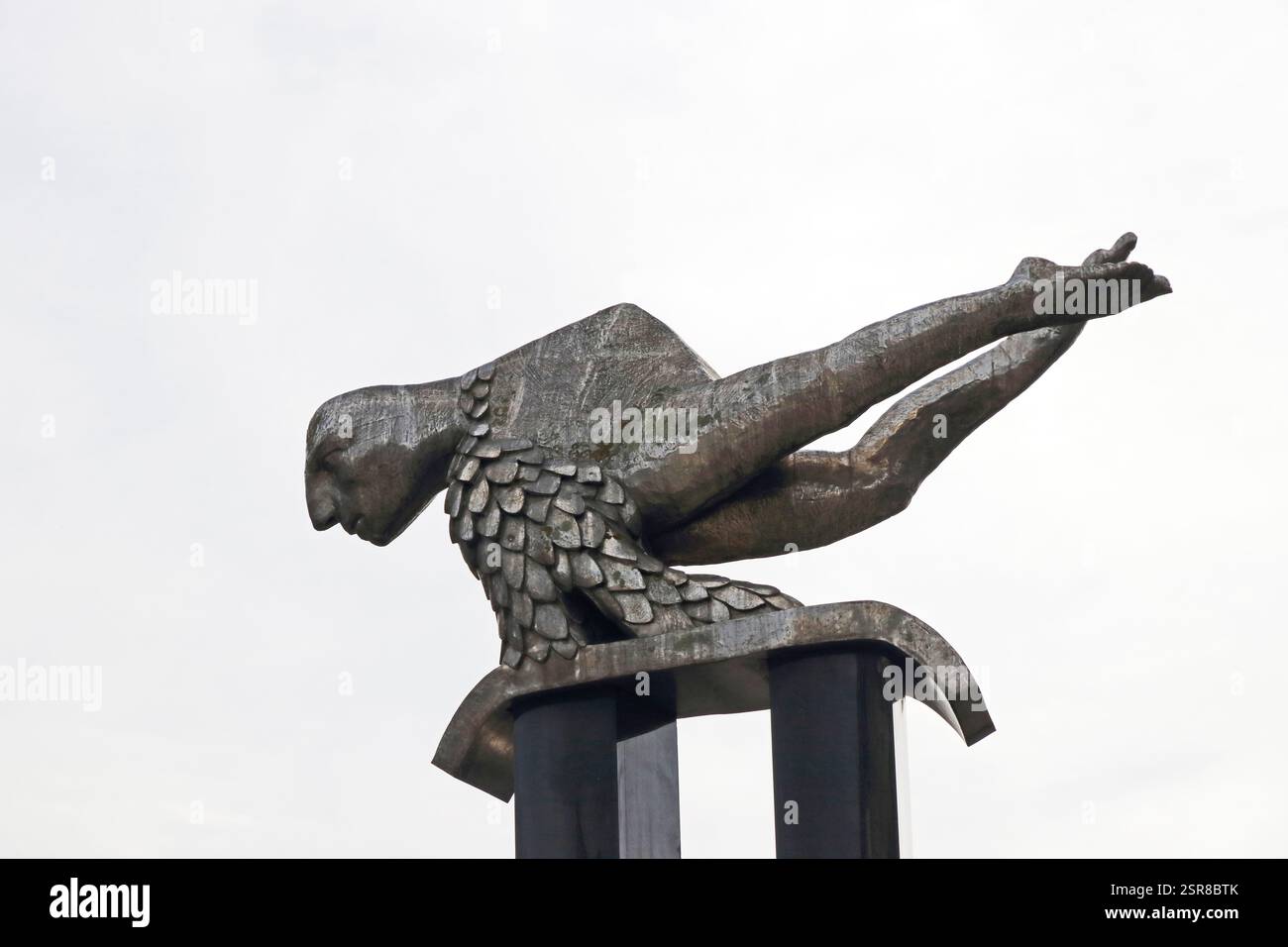 El Sireno (The Merman) sculpture, Vigo Stock Photo - Alamy