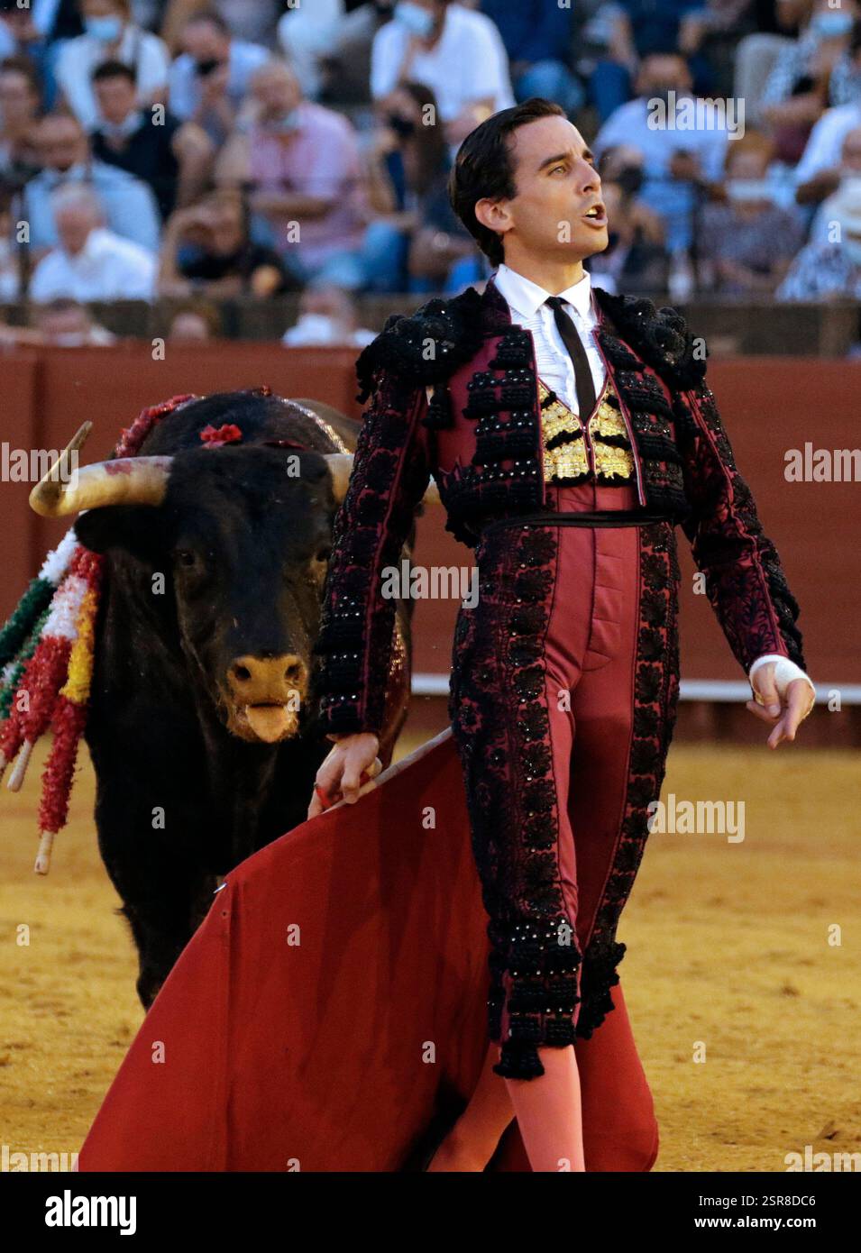 Seville, 10/01/2021. Bullfight of the San Miguel Fair, held at La ...