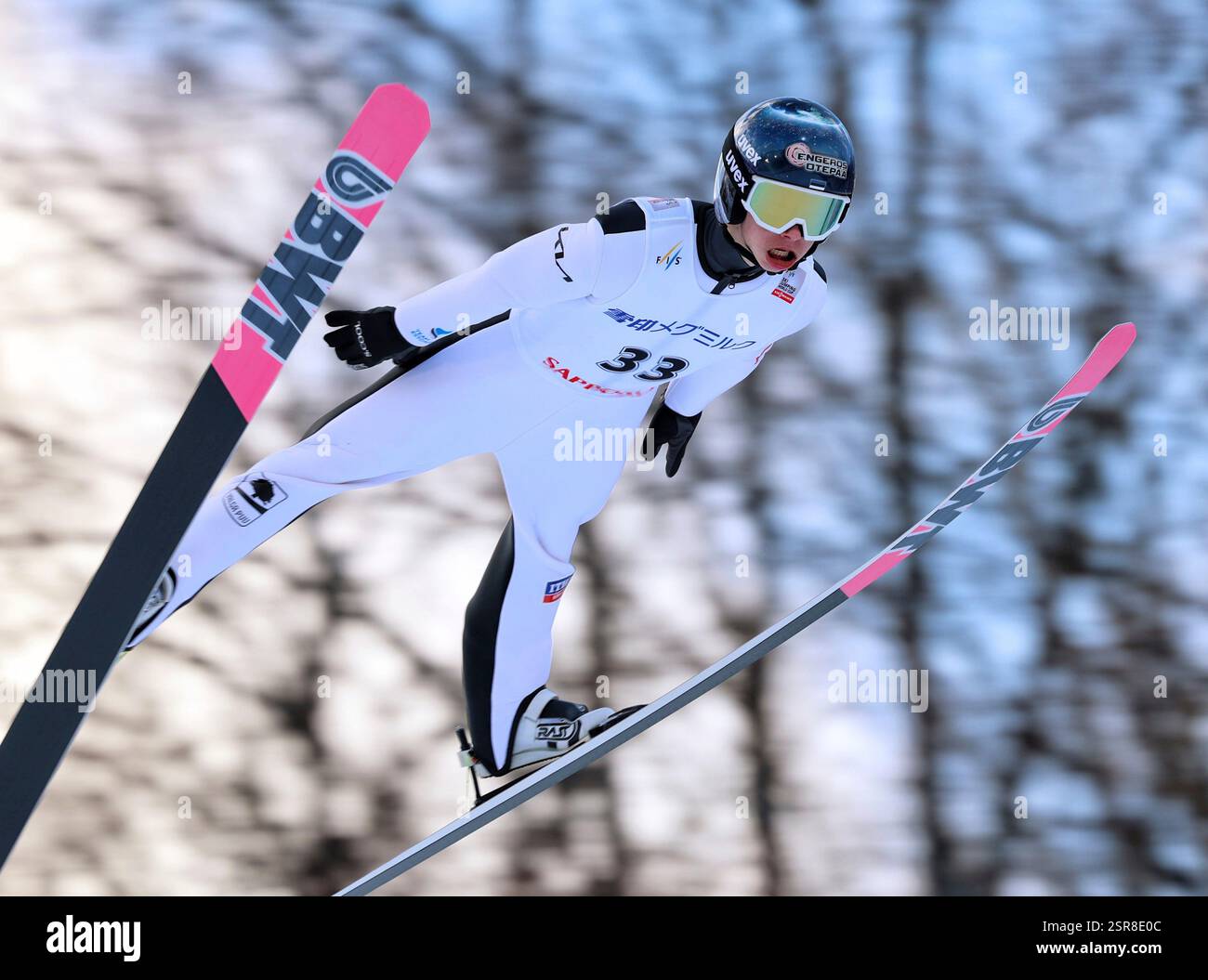 Artti AIGRO of Estonia performs during Men's Individual HS137 at the ...