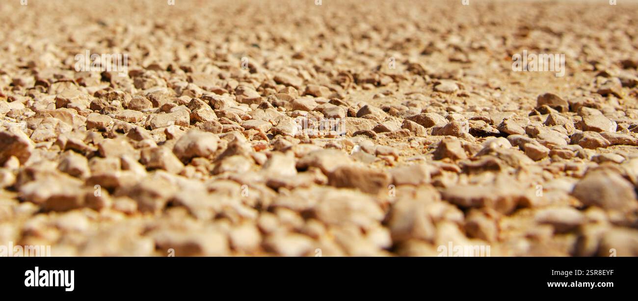 Stones in the desert close up. Rocks in the desert. Close up of a pile ...