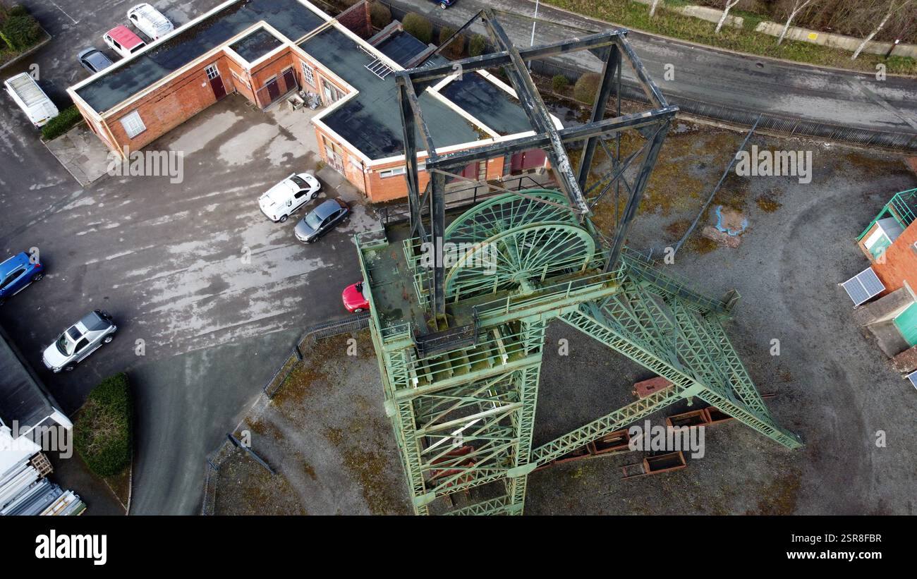 Bersham Colliery North Wales coal mine and pit head Stock Photo - Alamy