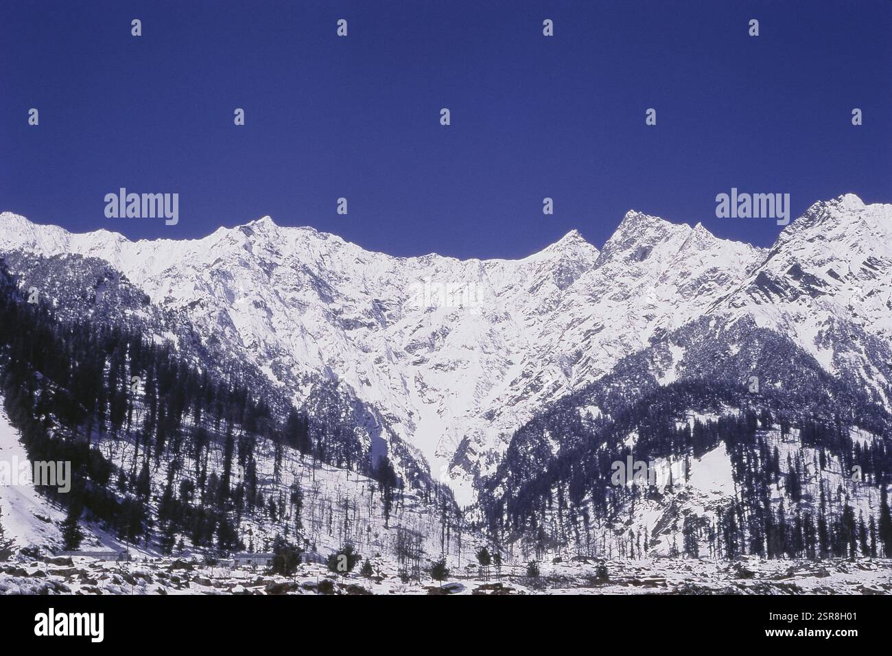 Glacier, Snow capped Mountain, Solang valley, Manali, Himachal Pradesh ...