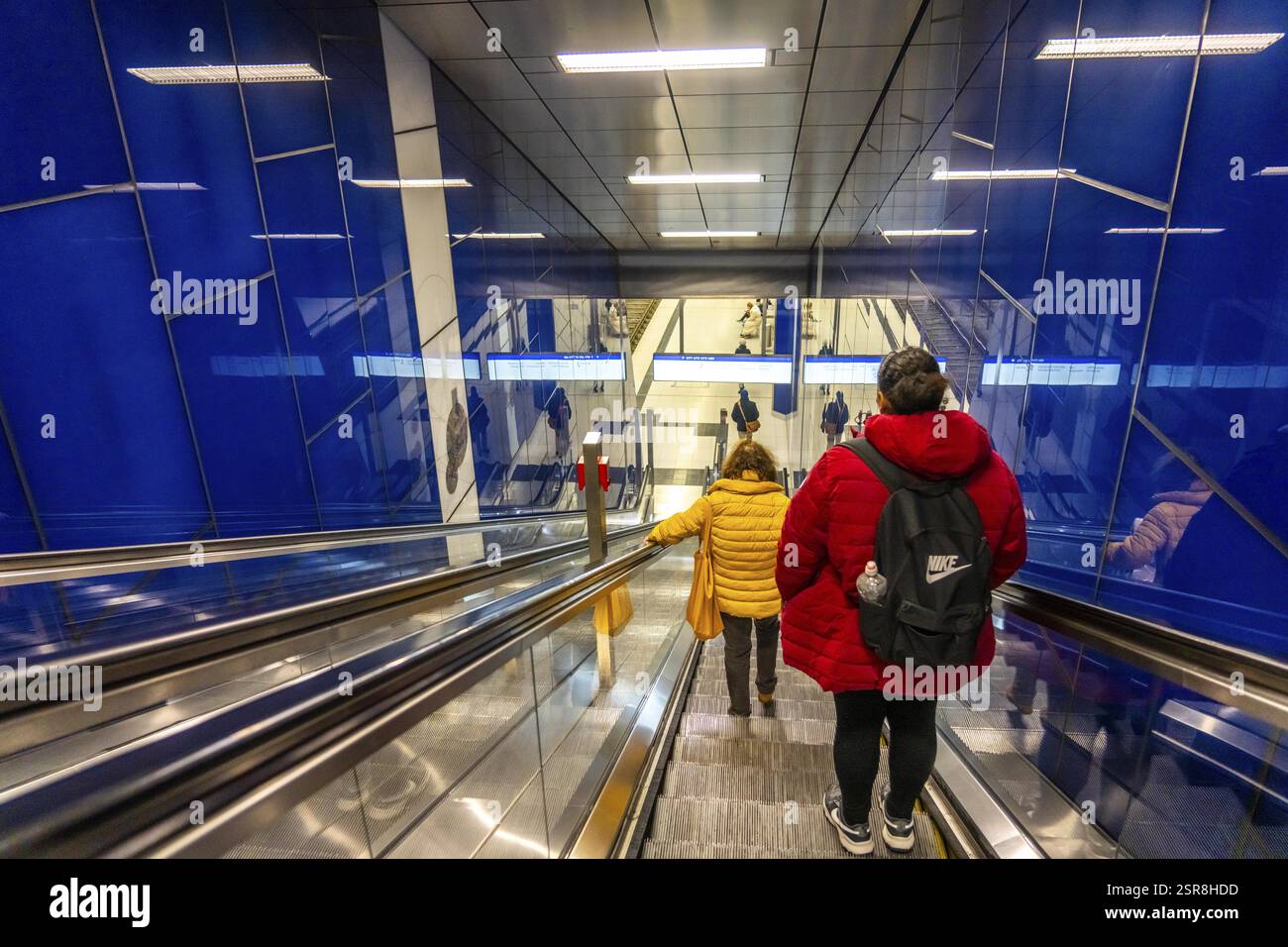 Modern underground station of the Wehrhahn line, Schadowstrasse, 6 new ...