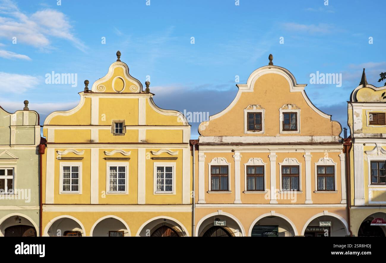 Renaissance and Baroque house fronts with high gables and arcades ...