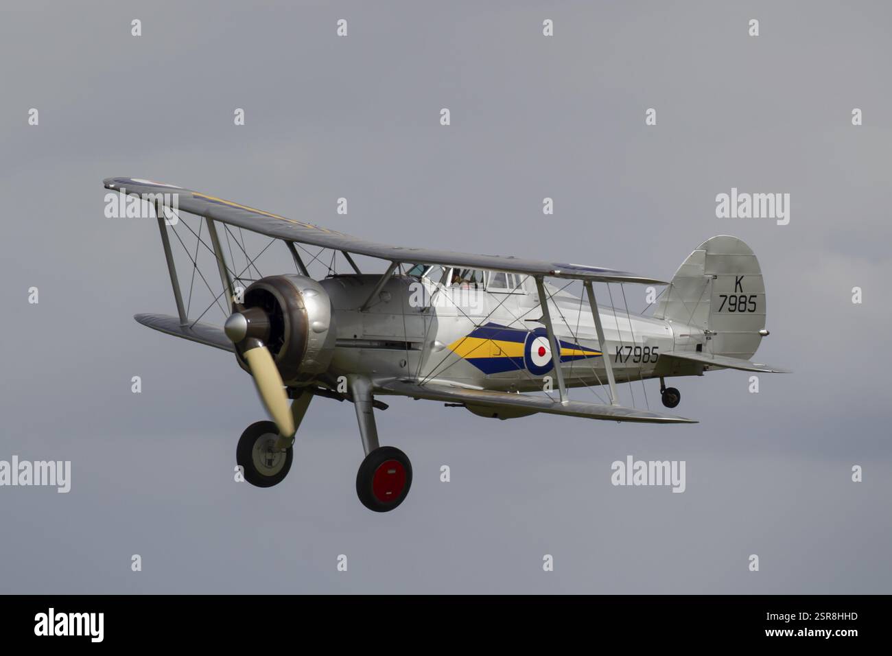 Gloster Gladiator biplane aircraft in RAF Royal air force colours ...