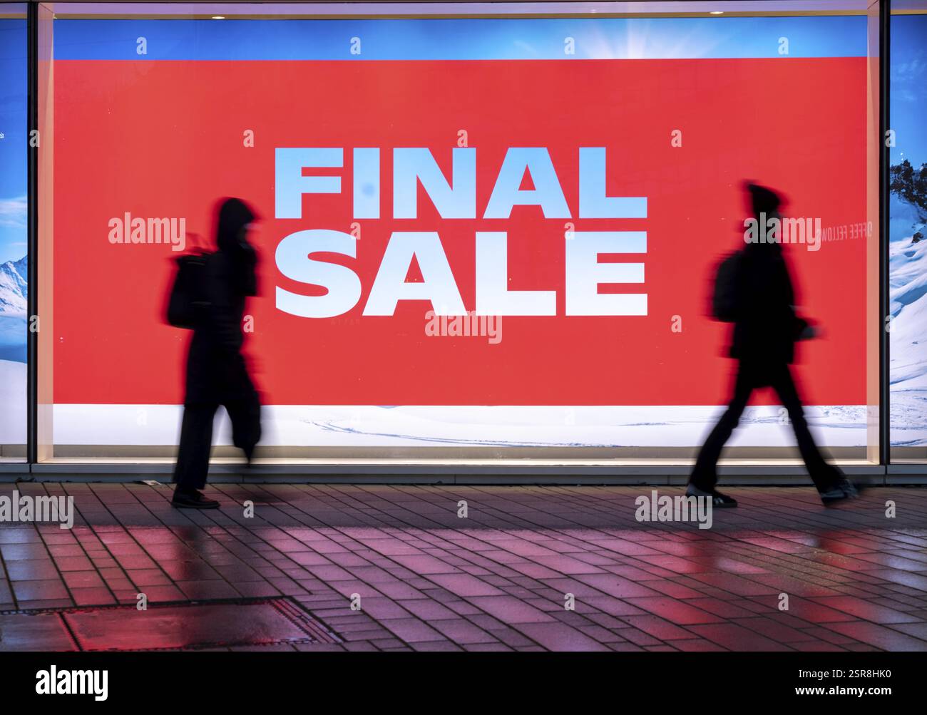 Final Sale, Clothing department stores' on Schadowstrasse, large poster ...