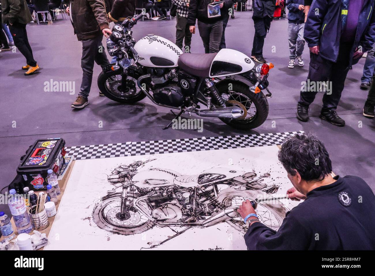 Excel center, London 15 February 2025. Art at the Devitt Insurance MCN ...