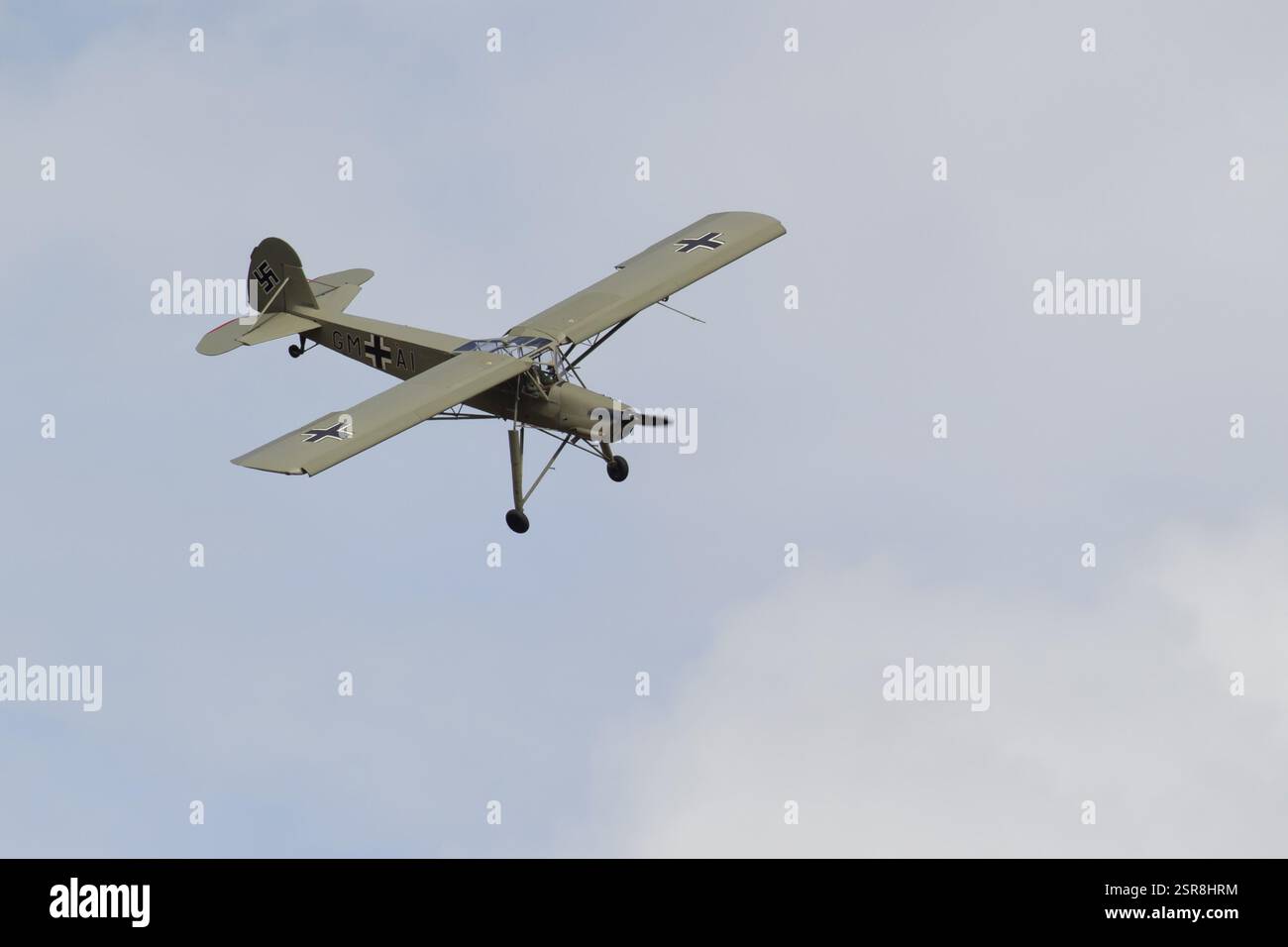 Fieseler Fi-156 Storch aircraft in German air force or Luftwaffe ...