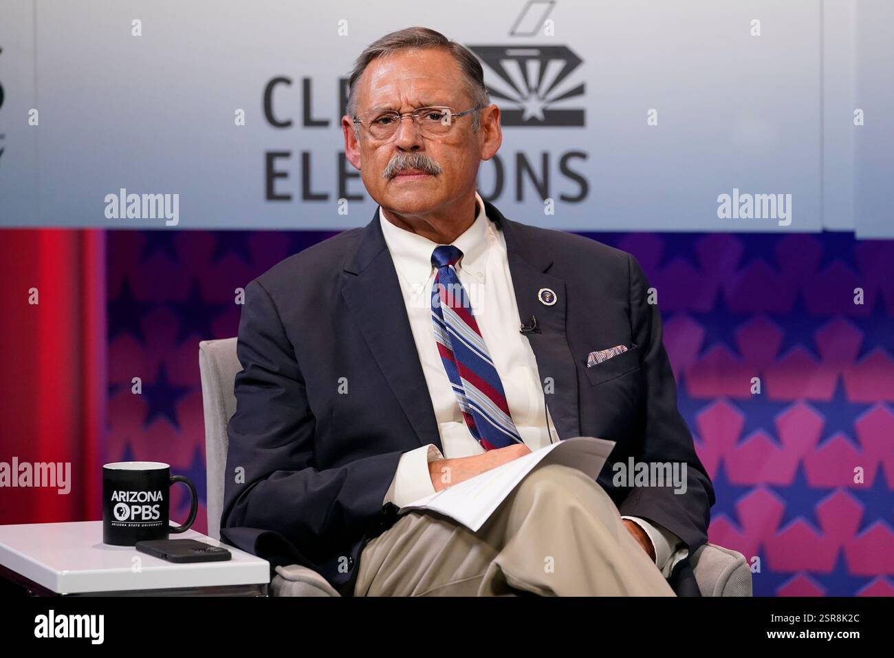 FILE - Arizona Secretary of State Republican candidate Mark Finchem ...