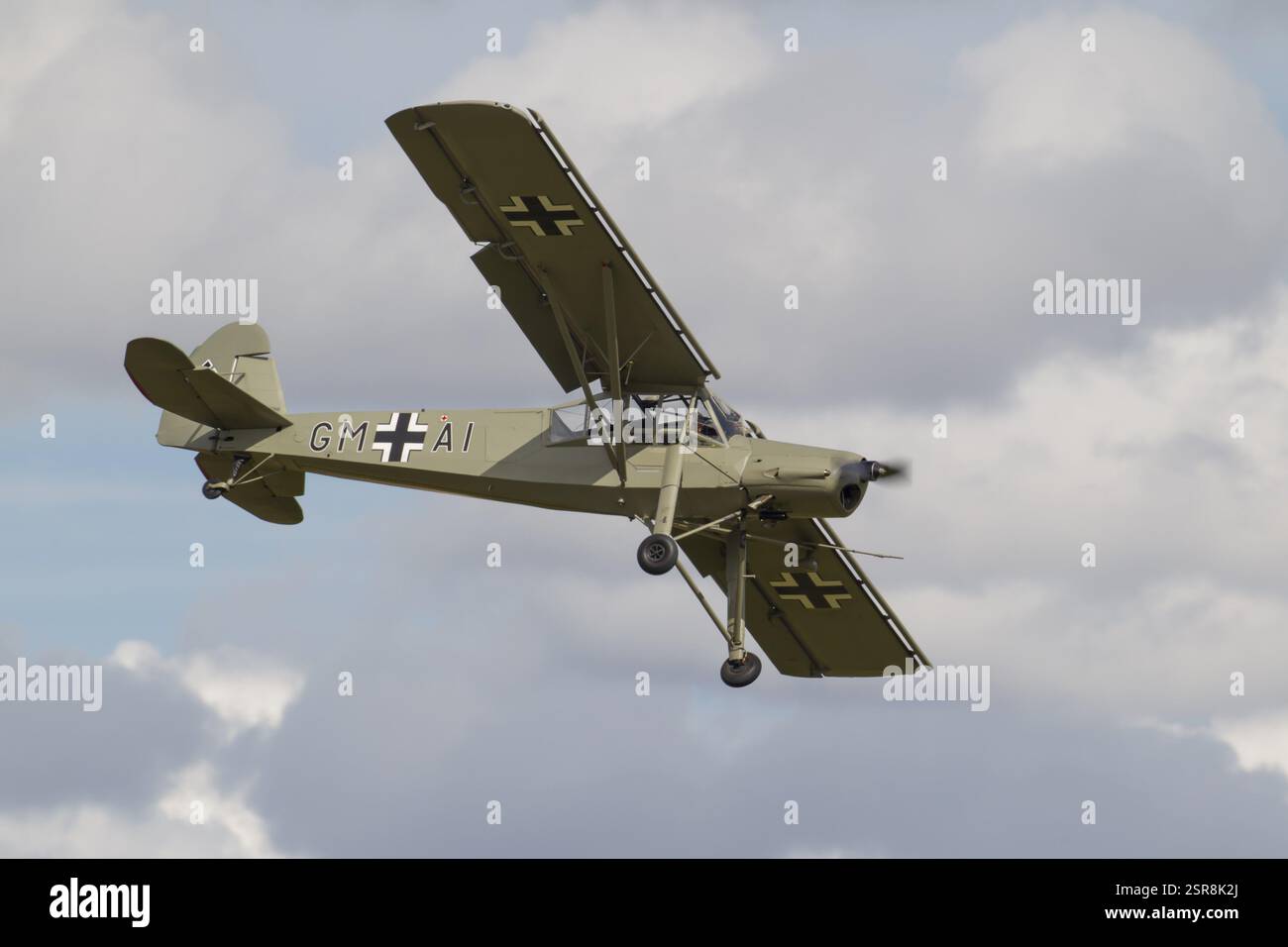 Fieseler Fi-156 Storch aircraft in German air force or Luftwaffe ...