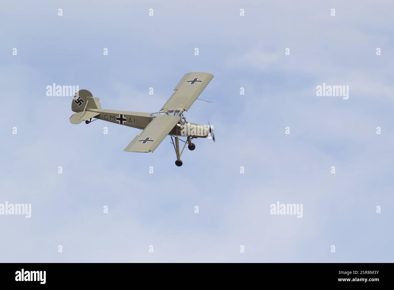 Fieseler Fi-156 Storch aircraft in German air force or Luftwaffe ...