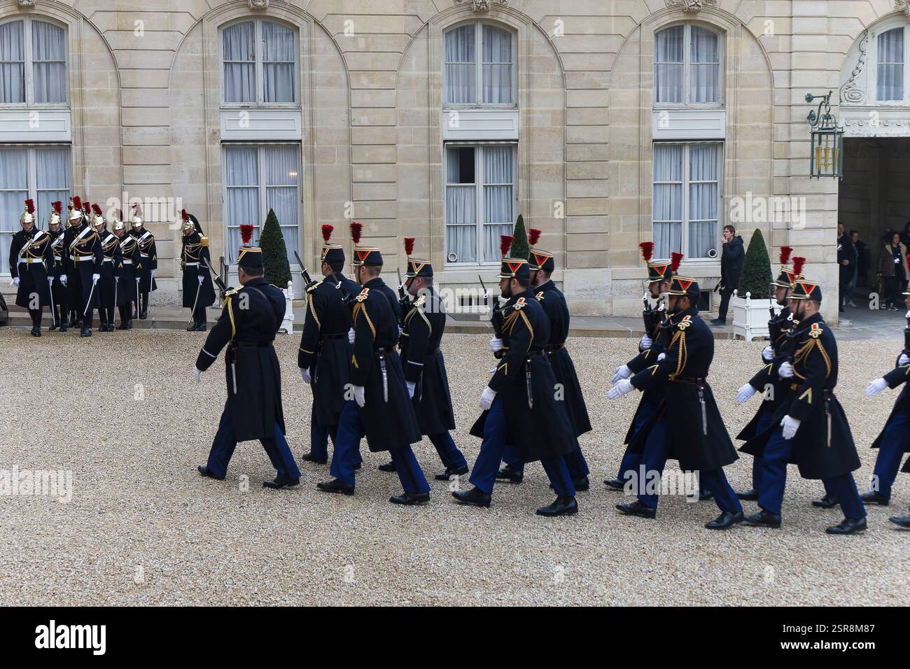 Paris, France. 10th Feb, 2025. President Macron receives James David ...