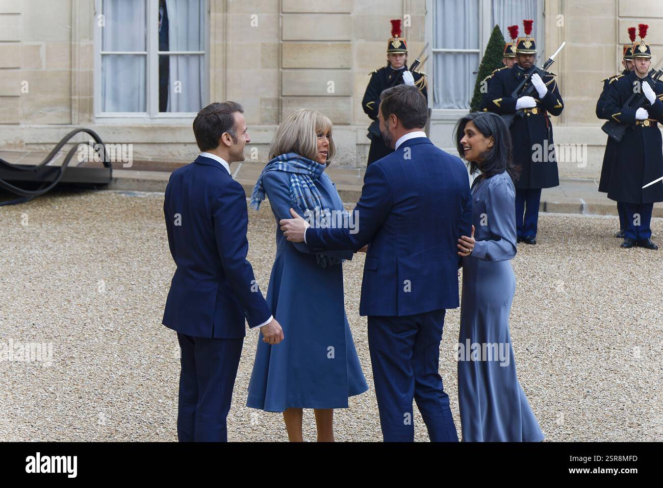 Paris, France. 10th Feb, 2025. President Macron receives James David ...