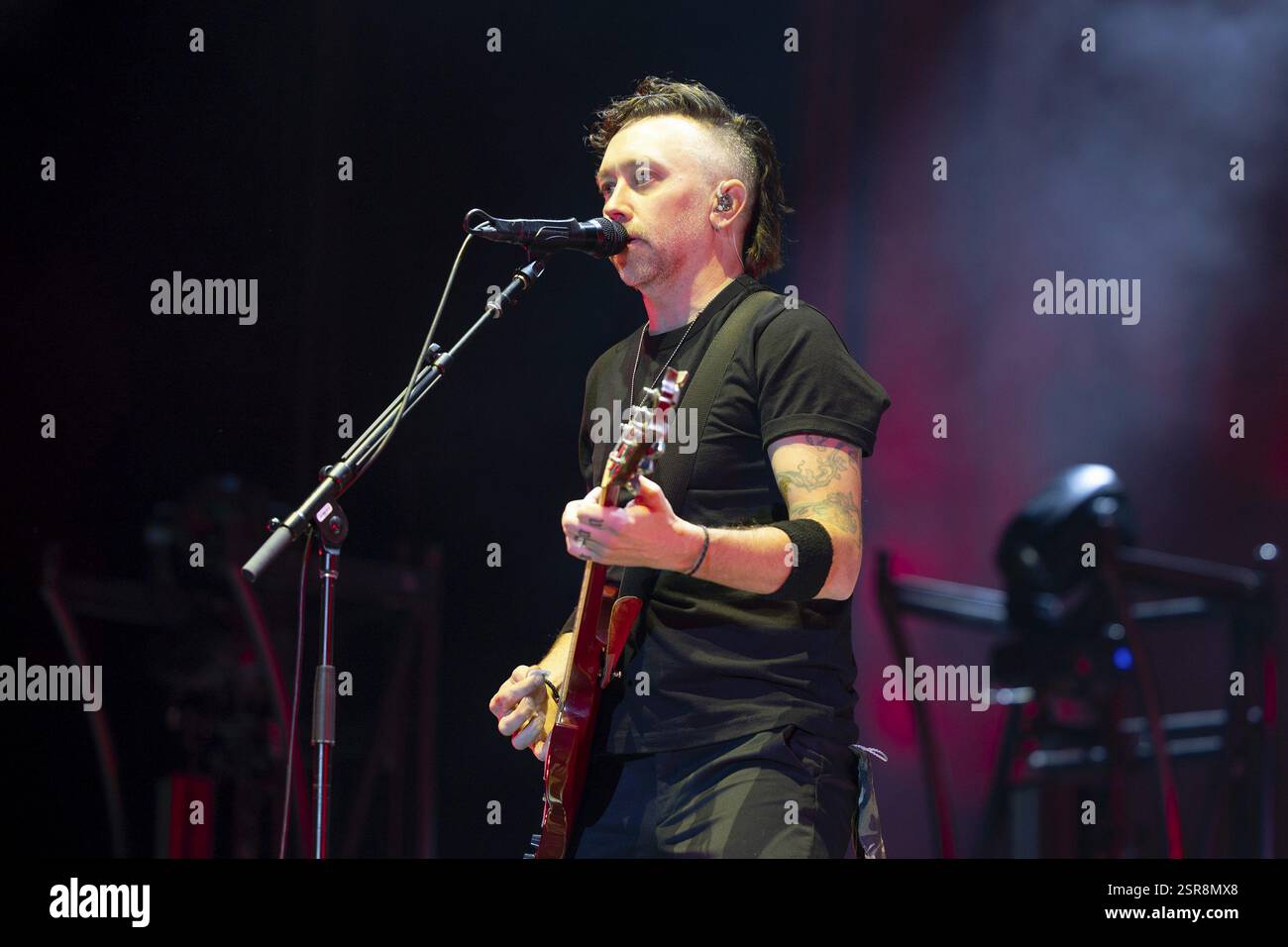 Tim McIlrath, singer, guitarist, Rise Against, indie rock band, USA ...