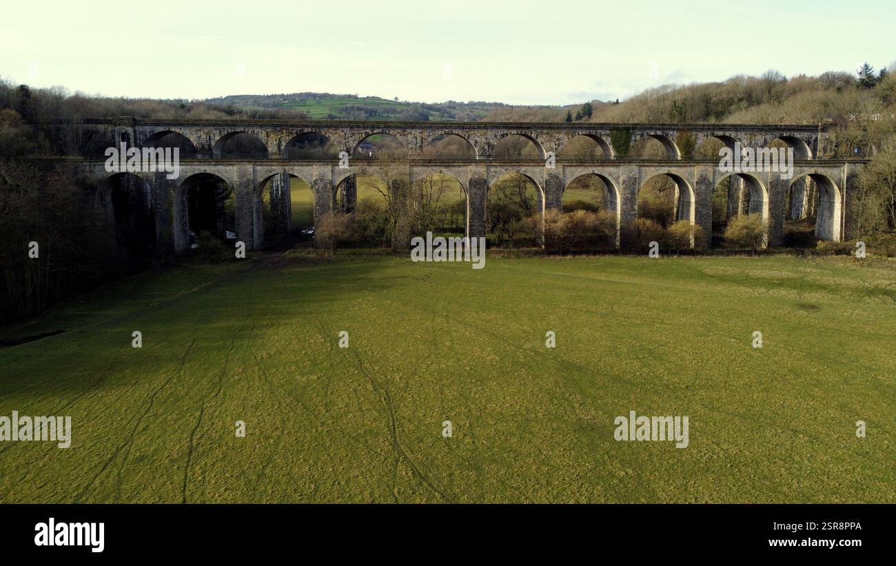 Chirk Aqueduct, North Wales Stock Photo - Alamy