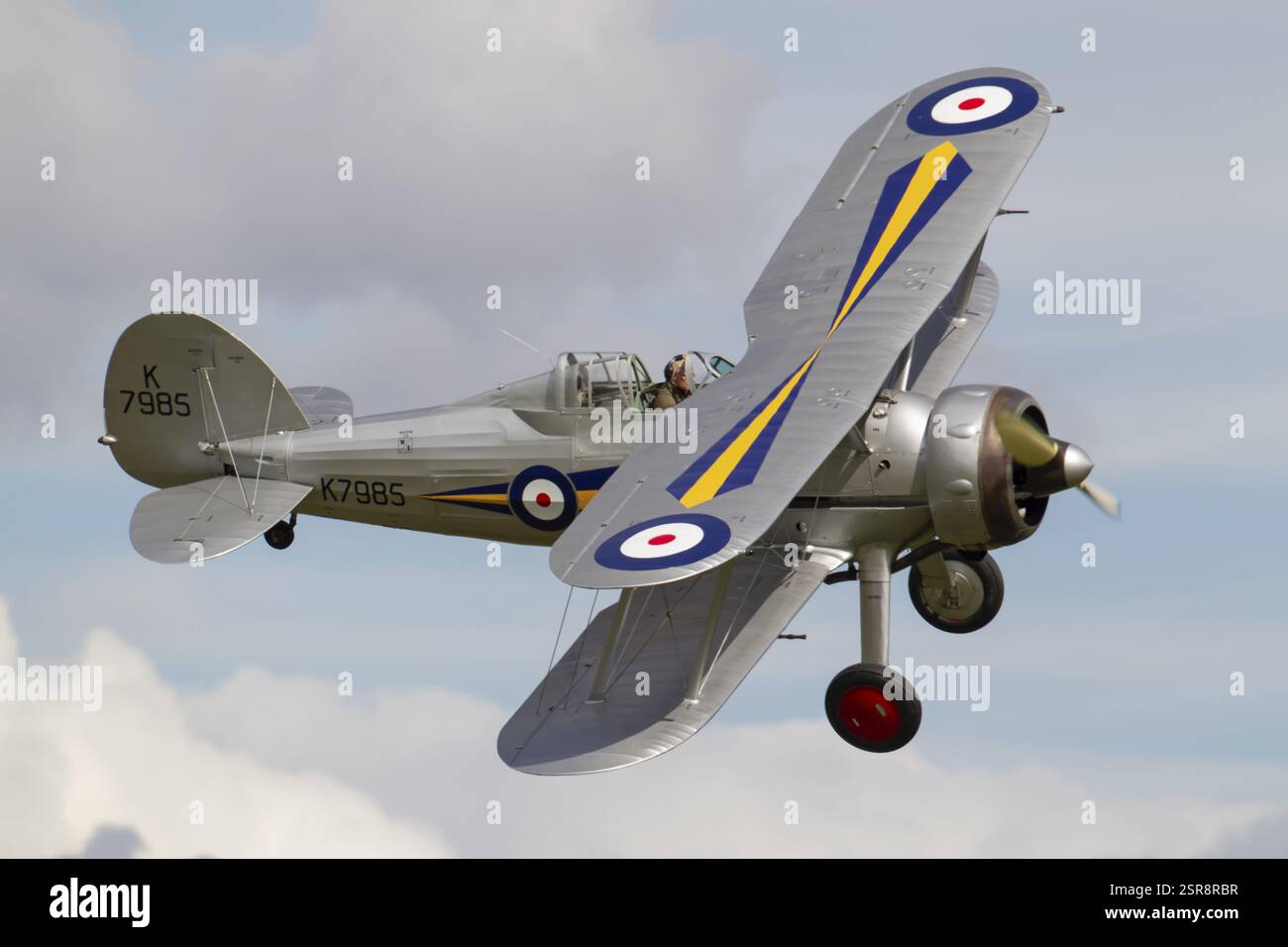 Gloster Gladiator biplane aircraft in RAF Royal air force colours ...