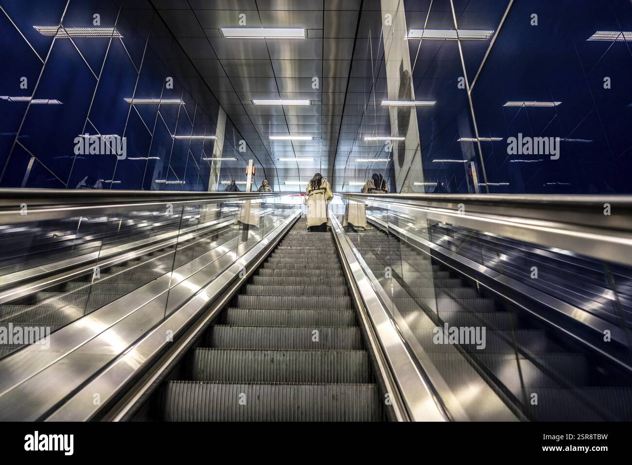 Modern underground station of the Wehrhahn line, Schadowstrasse, 6 new ...