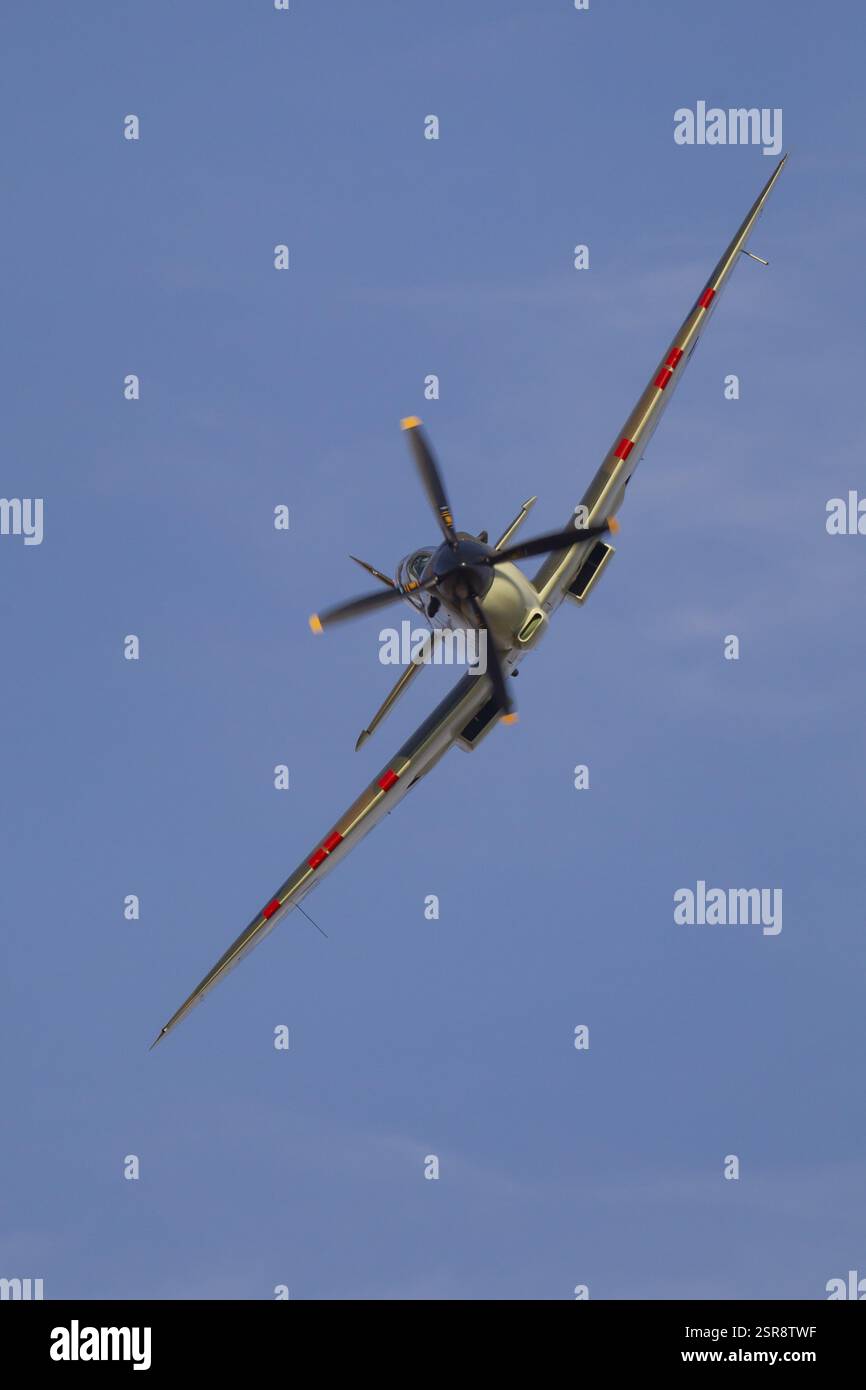 Supermarine Spitfire warbird aircraft in RAF Royal air force colours ...