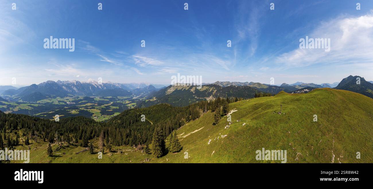 Drone view from mountaintop hi-res stock photography and images - Alamy