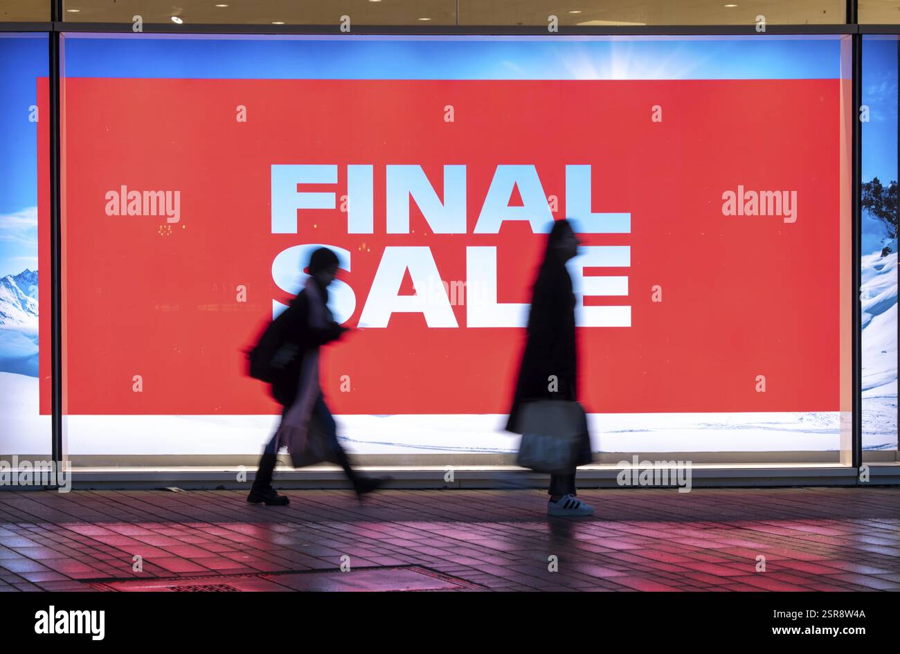 Final Sale, Clothing department stores' on Schadowstrasse, large poster ...