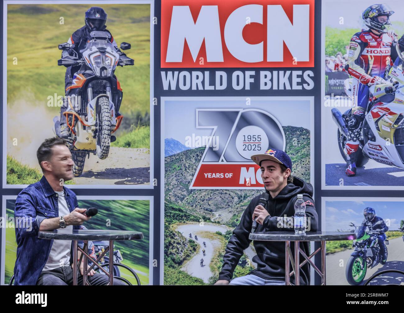 Excel center, London 15 February 2025. Neil Hodgson tv pundit atalking ...