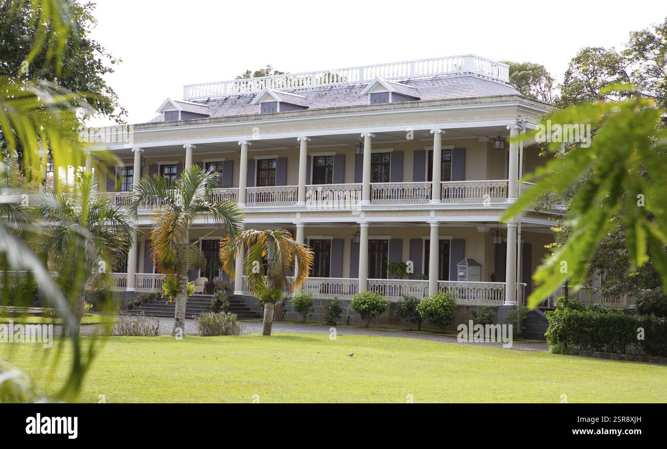 Colonial house Chateau de Labourdonnais, Mapou, Riviere de Rempart ...