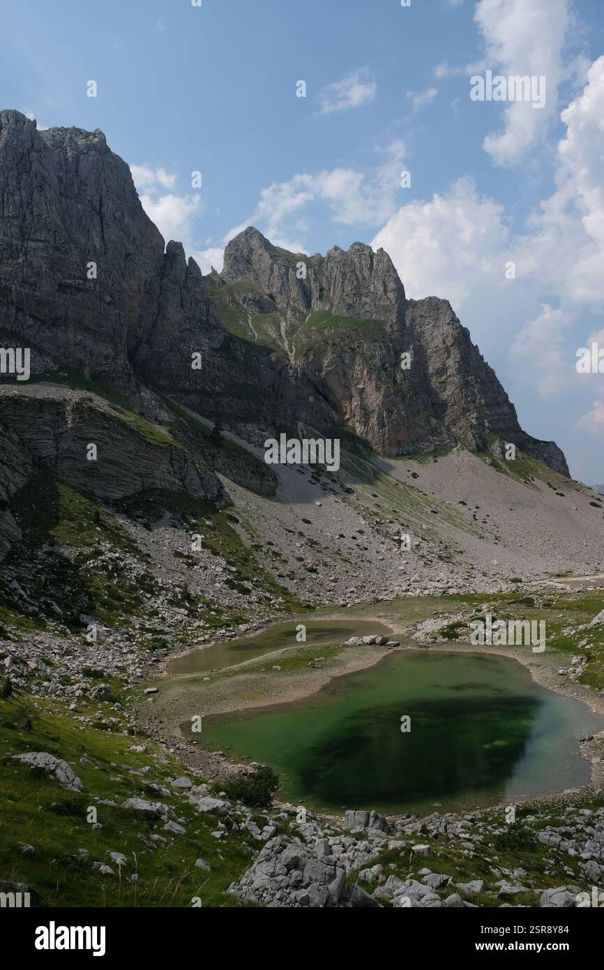 Albanian alps. Jezerca. lake of Jezerca. Buni. albanian lanscape ...