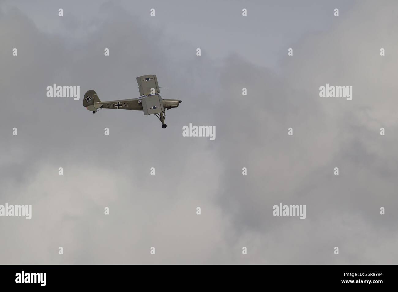 Fieseler Fi-156 Storch aircraft in German air force or Luftwaffe ...