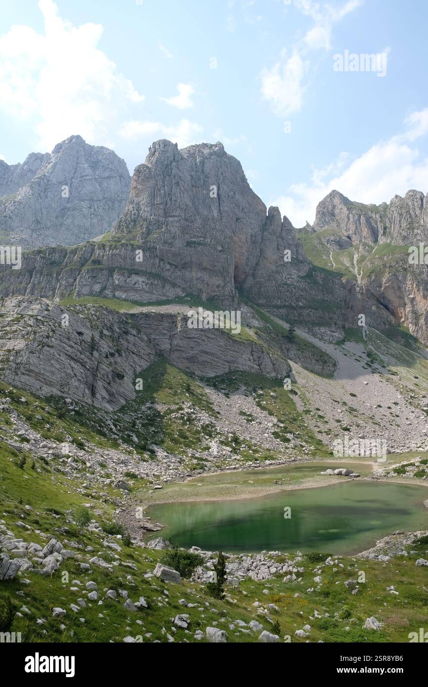 Albanian alps. Jezerca. lake of Jezerca. Buni. albanian lanscape ...