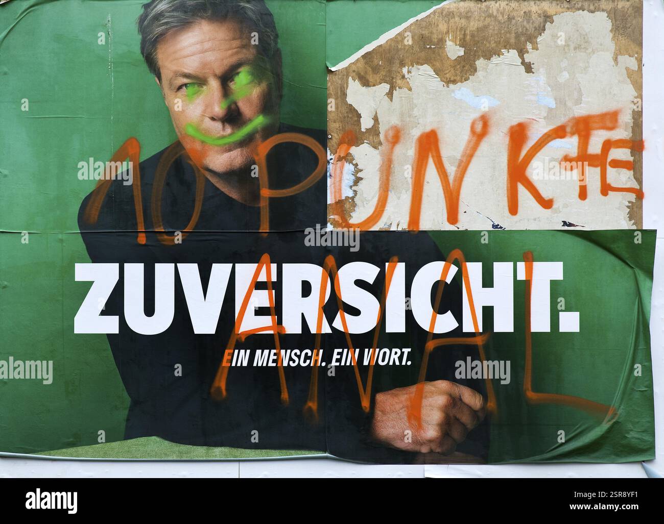 Denigration of a large poster for the 2025 federal election by the ...