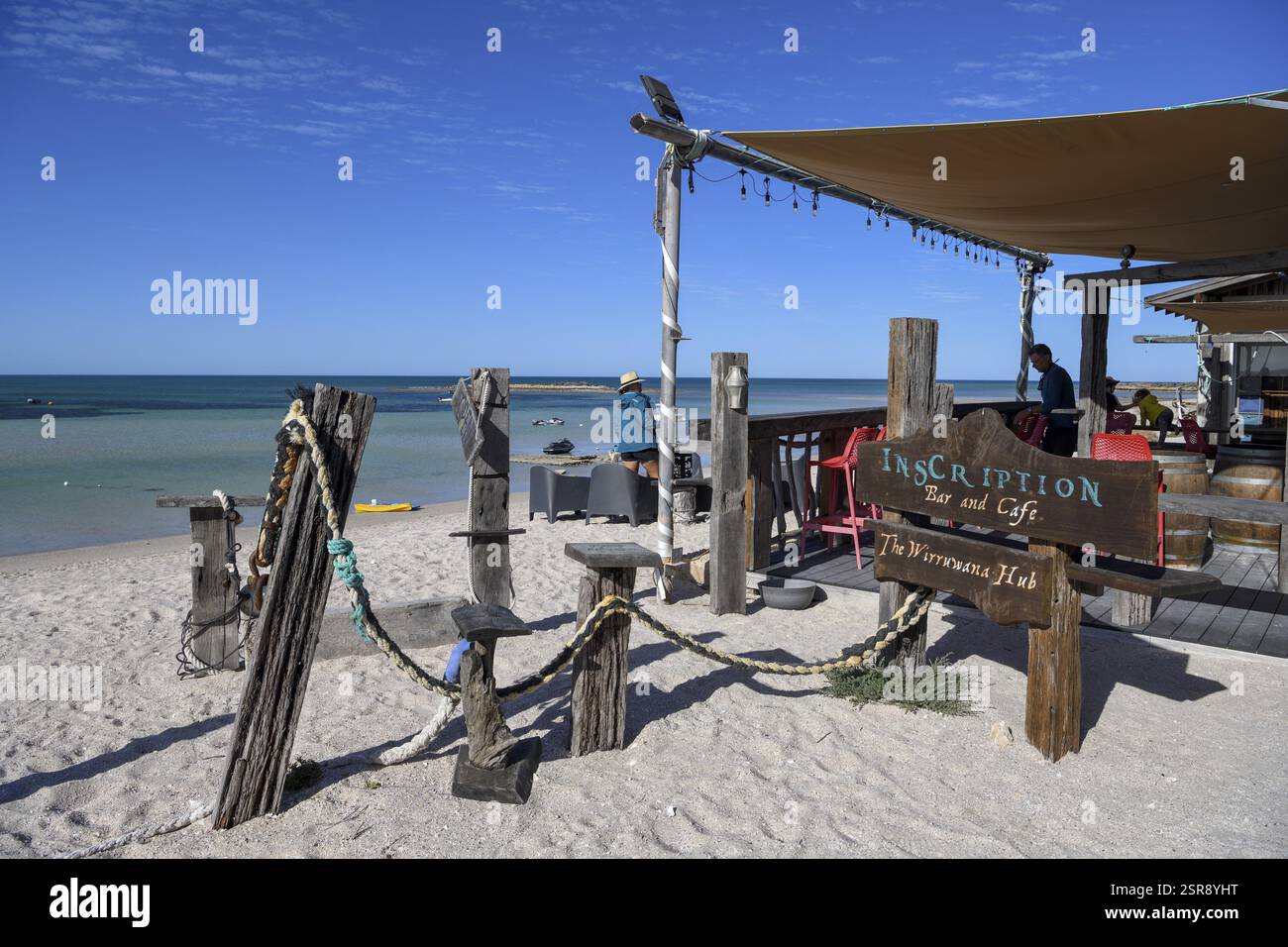 Inscription Bar, the only bar on Dirk Hartog Island, named after the ...