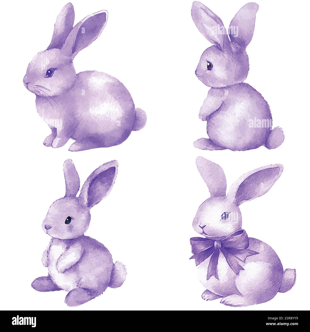 Cheering bunny Stock Vector Images - Alamy