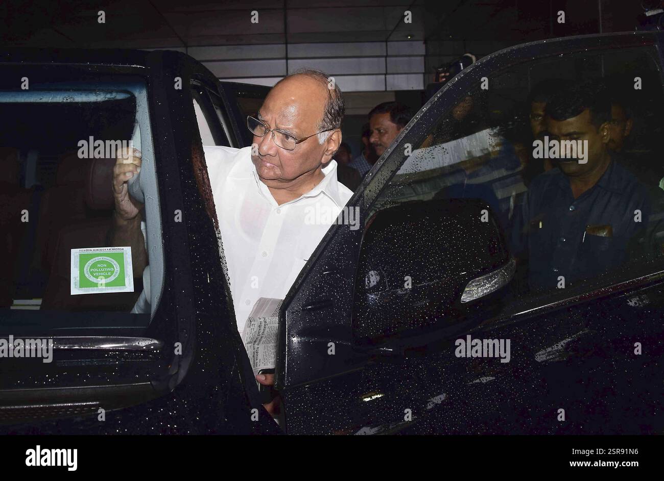 Nationalist Congress Party President Sharad Pawar attending the Board ...