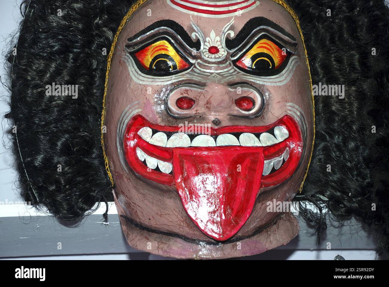Chou mask of Purulia, Calcutta Kolkata, West Bengal, India, Asia Stock ...