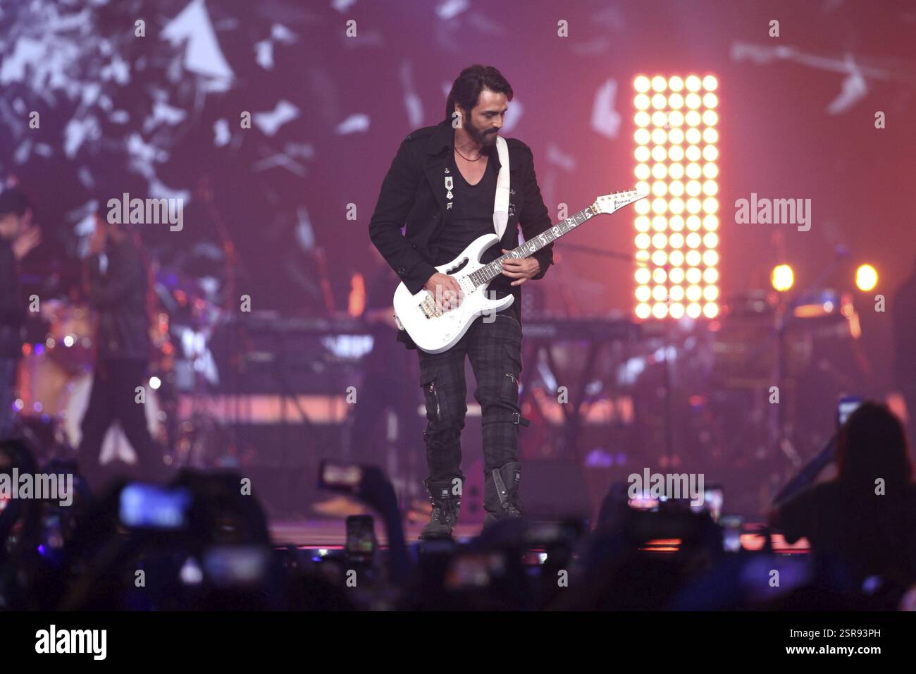 Bollywood actor Arjun Rampal perform during the live concert and music ...