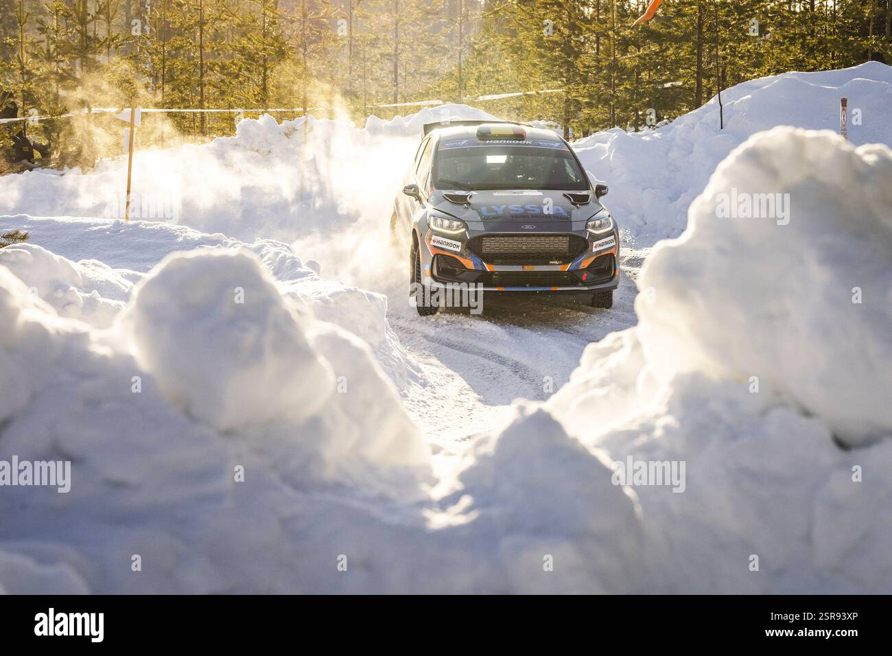 66 Lyssia BAUDET, Lea SAM CAW FREVE, Ford Fiesta Rally3, action during ...