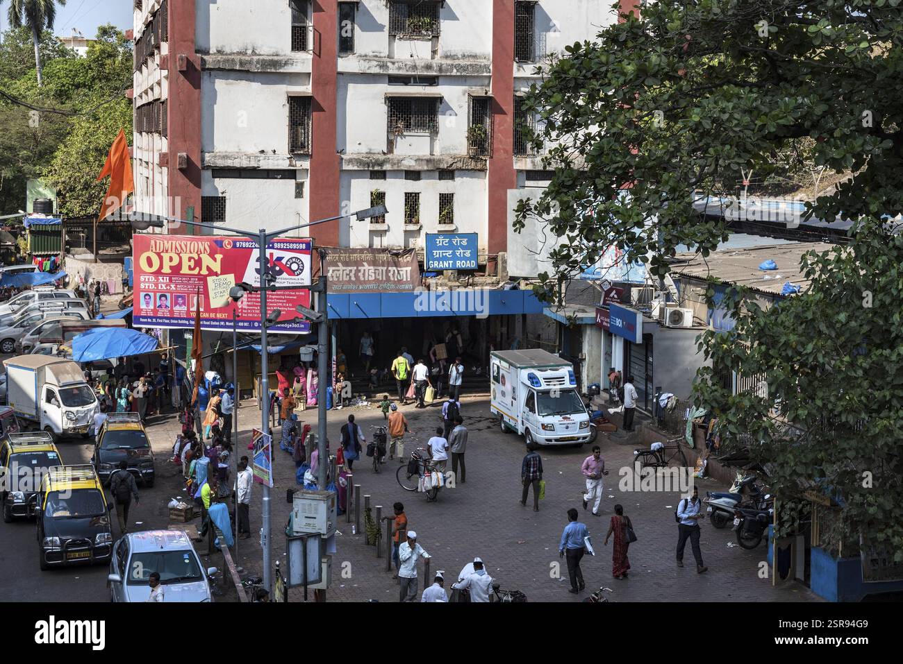 Grant road railway station, mumbai, maharashtra, India, Asia Stock ...